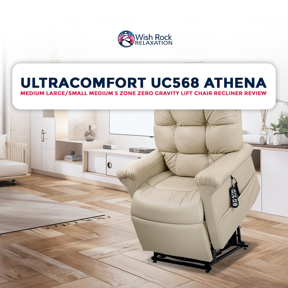 UltraComfort UC568 Athena Medium Large/Small Medium 5 Zone Zero Gravit ...