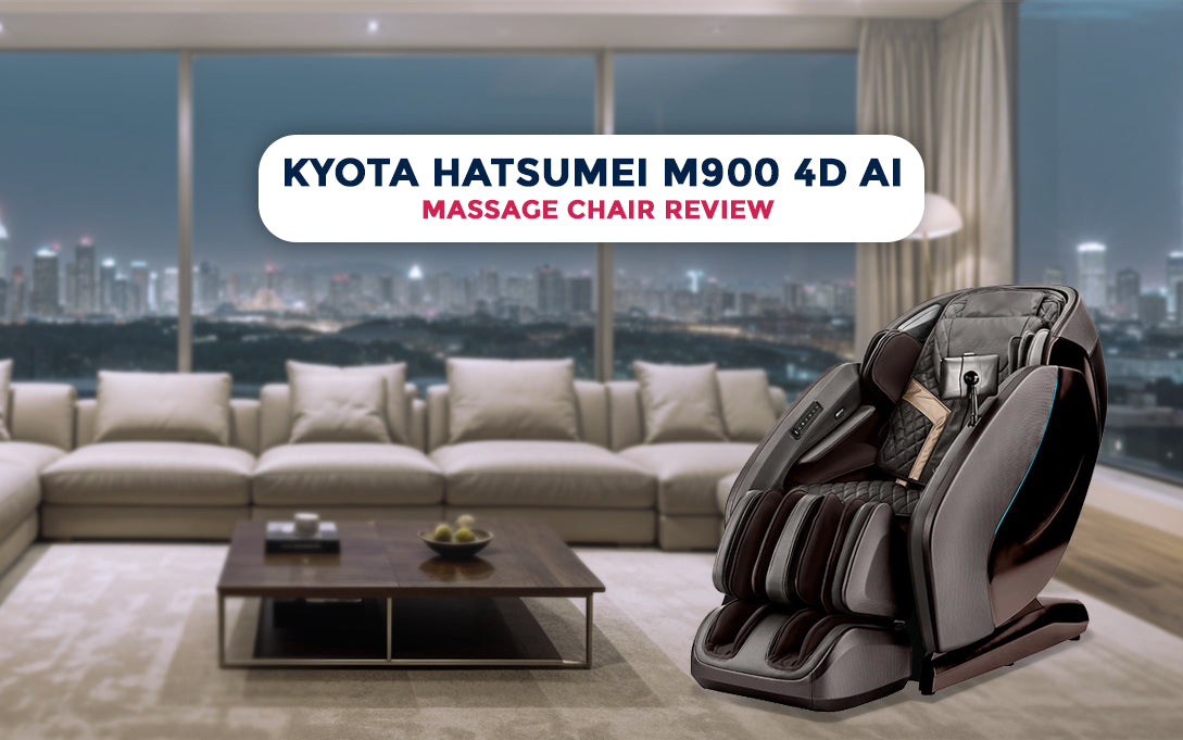 Kyota Hatsumei M900 4D AI Massage Chair Review – Wish Rock Relaxation